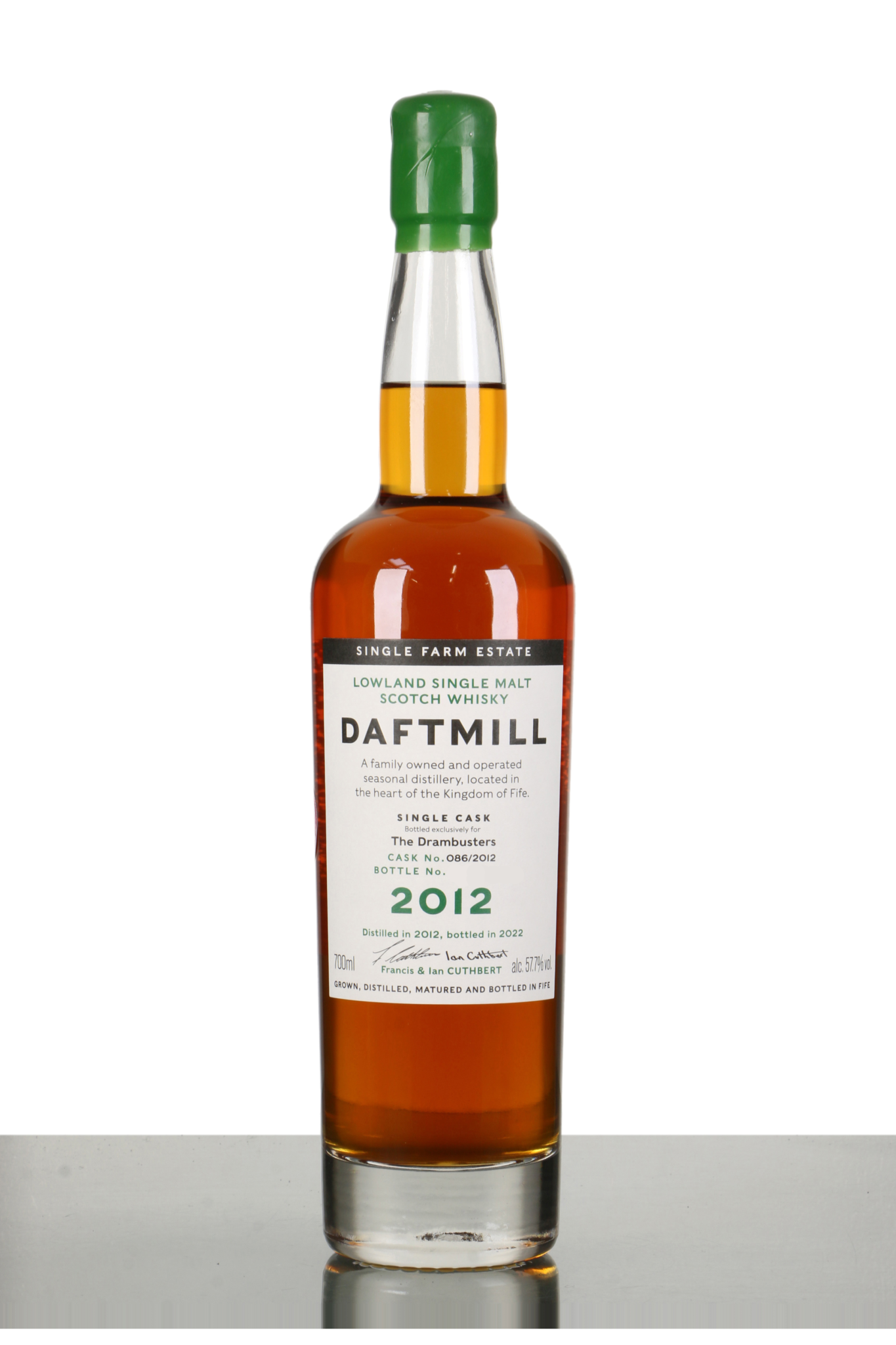 2012 Single Cask 086/2012 (The Drambusters) - Daftmill Distillery